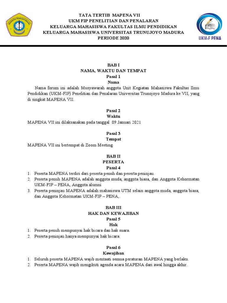 1) Tatib Mapena Vii | PDF