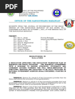 Sample SK Ordinance | PDF | Budgets And Budgeting | Government