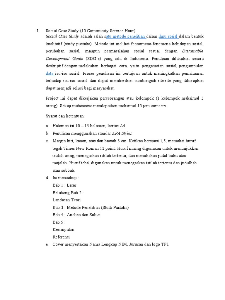 Info Lengkap, Outline, Dan Contoh SCS | PDF