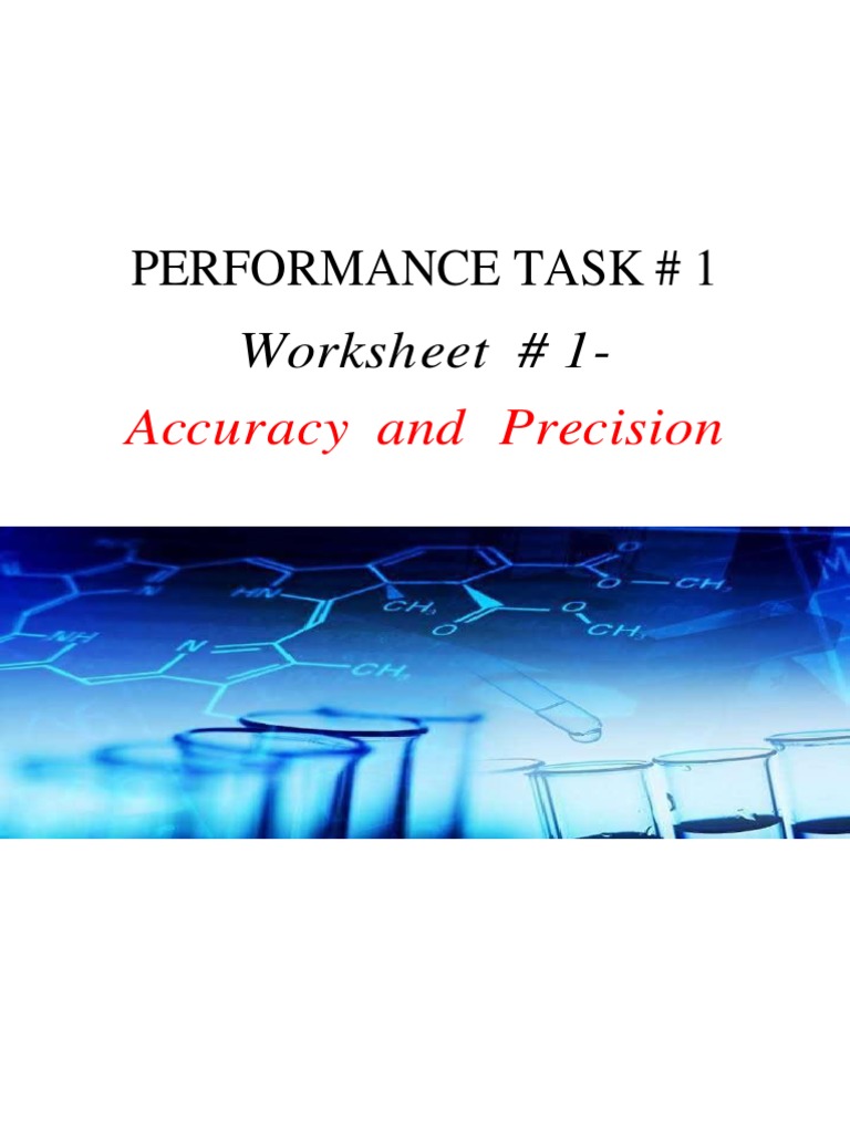Performance Task # 1: Worksheet # 1 | Download Free PDF | Accuracy And ...