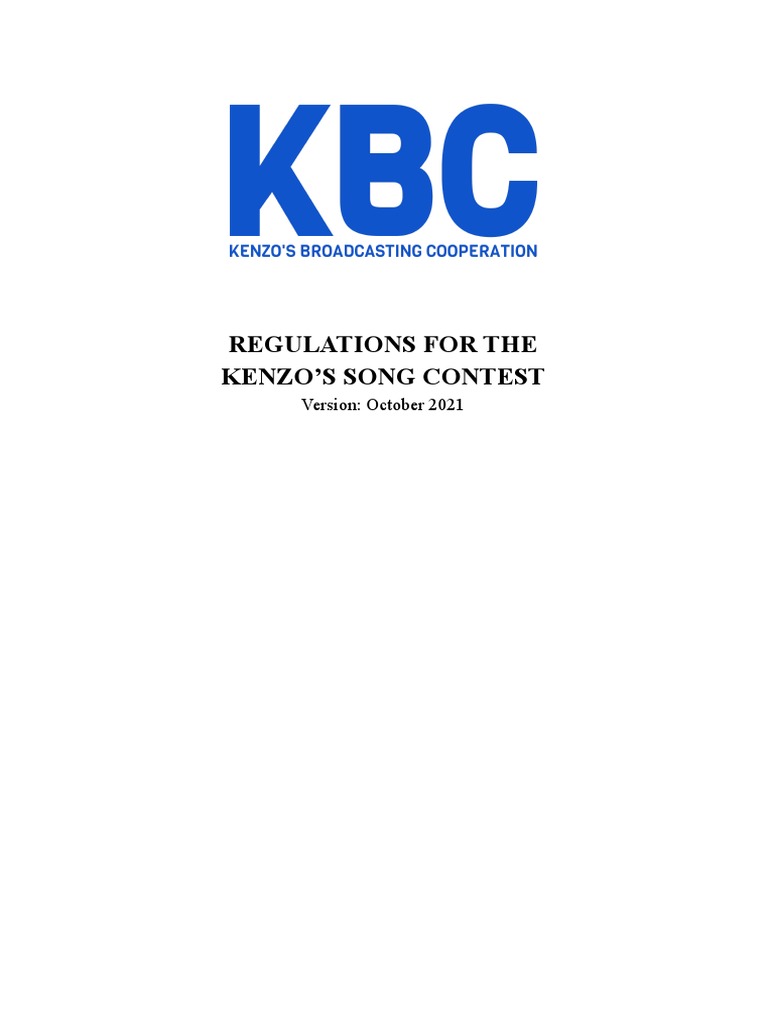 KBC - Regulations KSC Oct2021 | PDF