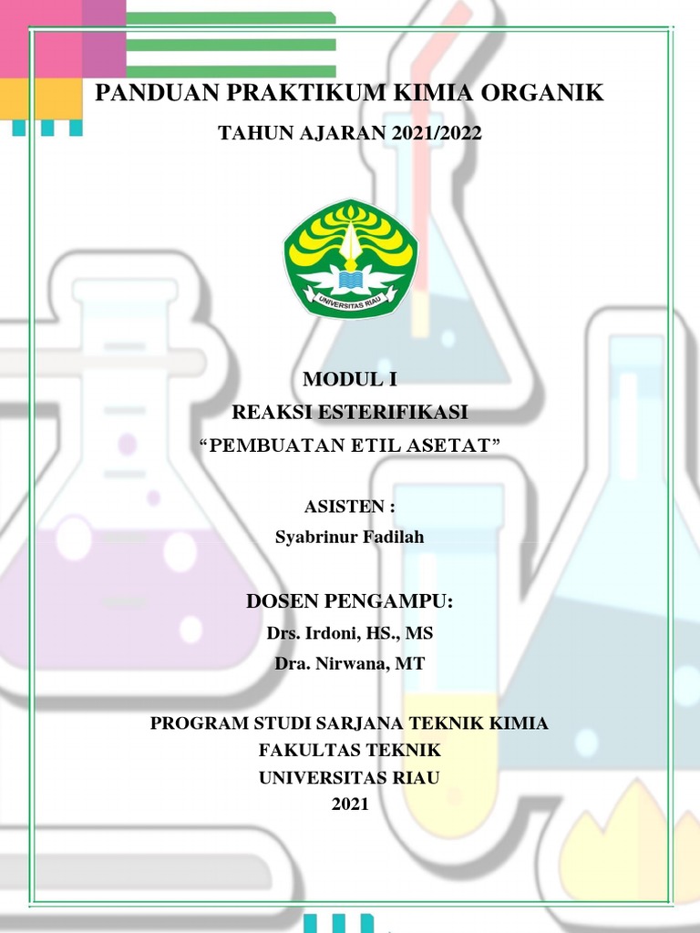 Modul 1 Reaksi Esterifikasi 2021 | PDF