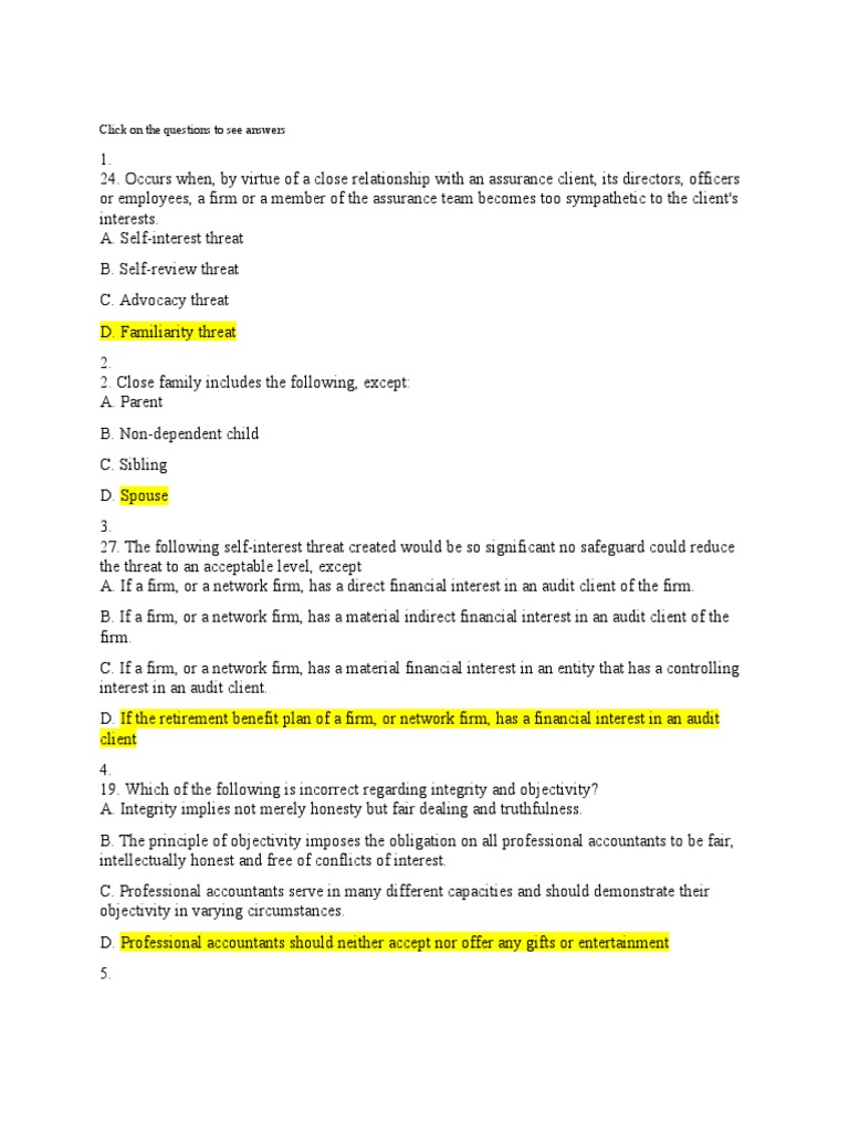 Review Questions: Click On The Questions To See Answers | PDF ...