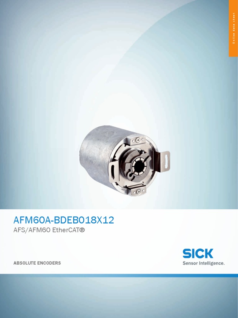Encoder SIck AFM60A-BDE018X12 | PDF | Electrical Connector | Electrical ...