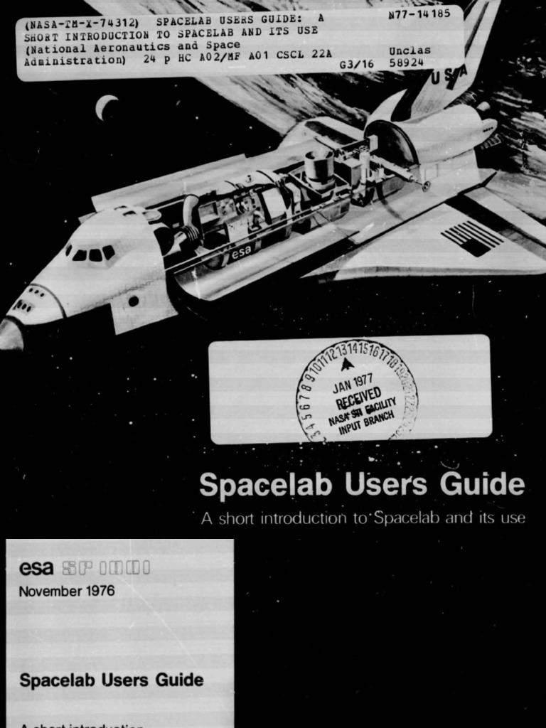 Spacelab Users Guide Overview | PDF | Spacelab | Space Shuttle