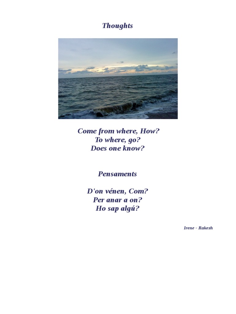 Thoughts | PDF