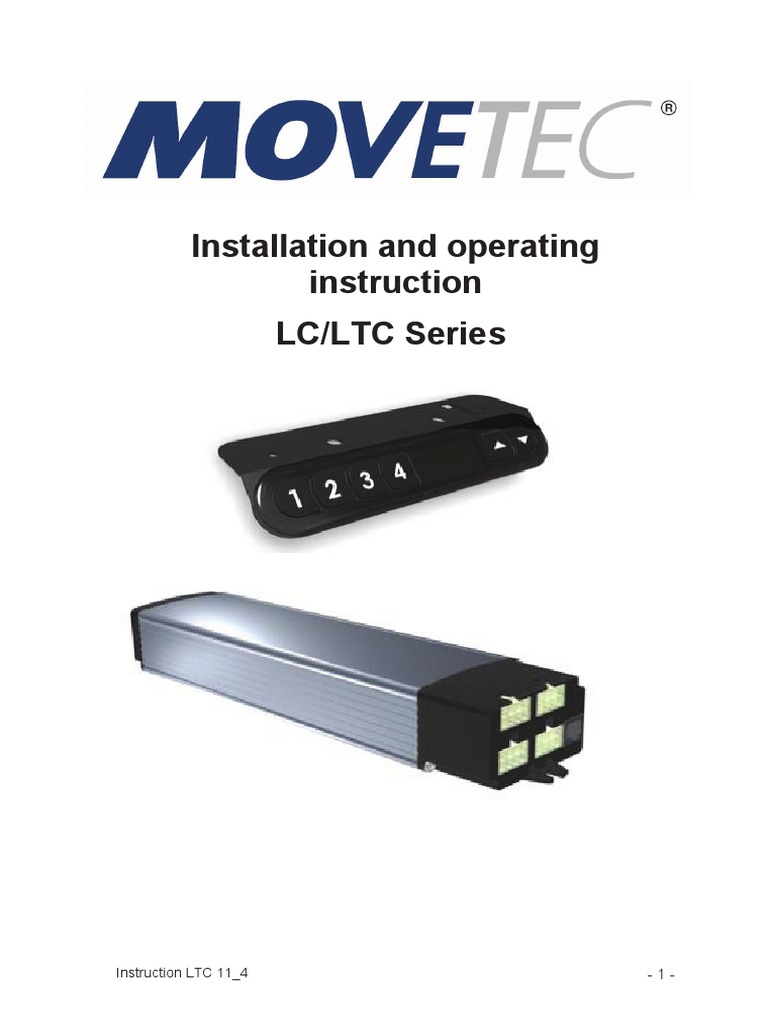 LC LTC Series Installation and Operating Instruction English V11 2109n ...