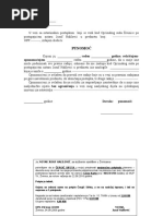 PUNOMOĆ I NASLJEDNA IZJAVA Opća | PDF