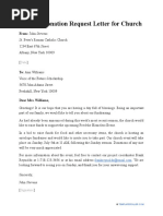 Venue Permission Request Template | PDF | Word