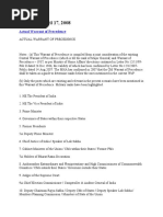 Indian Order of Precedence List | PDF | Government | Positions Of Authority
