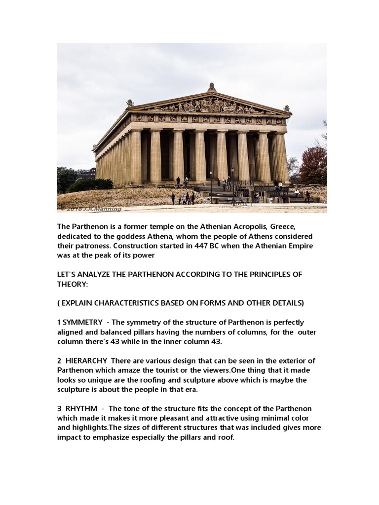Analysis of the Parthenon's Design | PDF