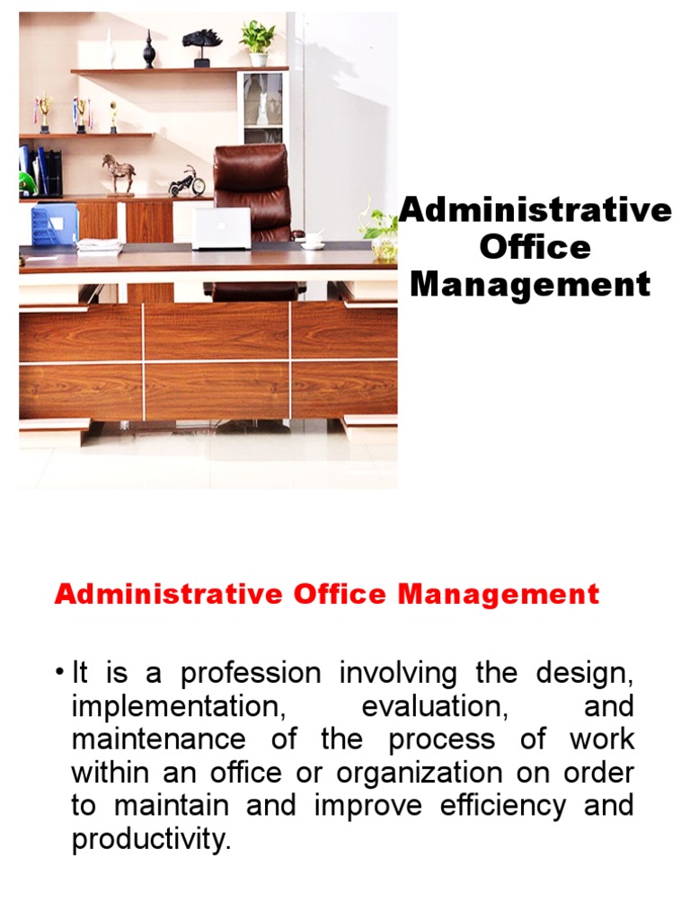 Administrative Office Management | PDF | Human Resources | Communication