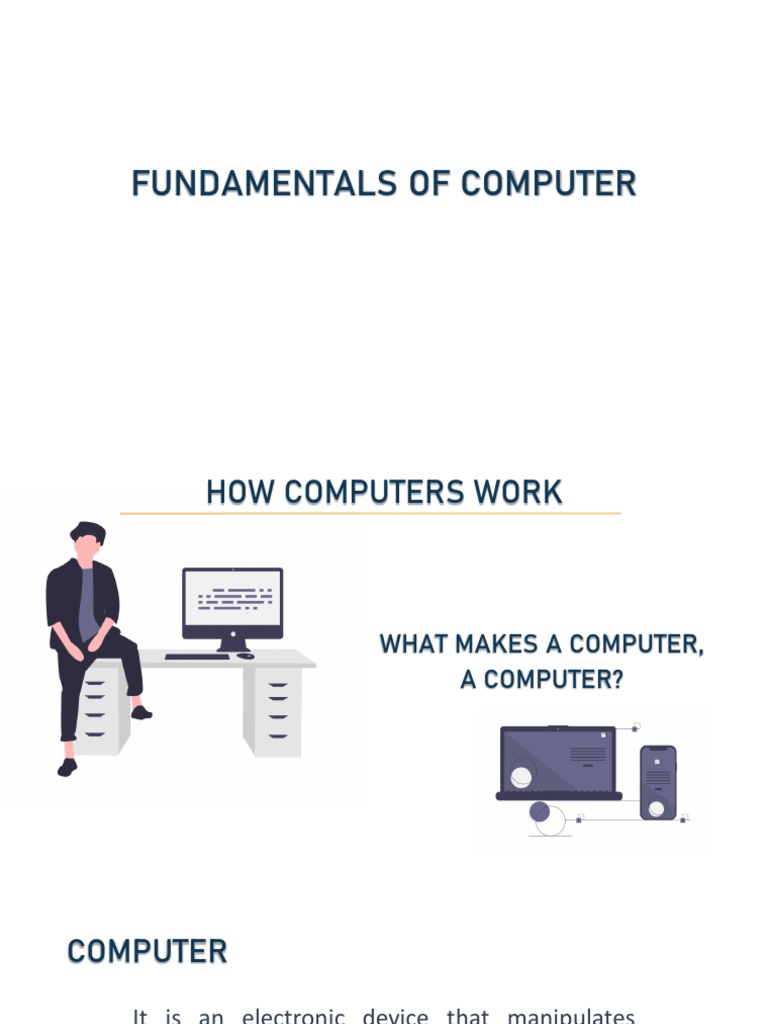 Fundamentals of Computer | PDF | Computer Data Storage | Random Access Memory