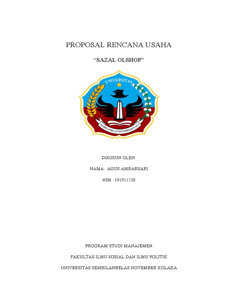 Proposal Rencana Usaha Ambar | PDF