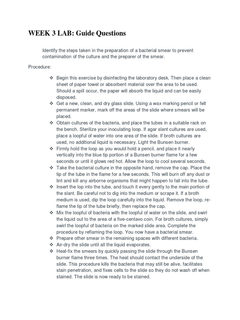 Week 3 Lab Arado, Patrick James M. | PDF | Bacteria | Staining