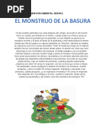 El Monstruo de La Basura | PDF | Residuos | Ocio