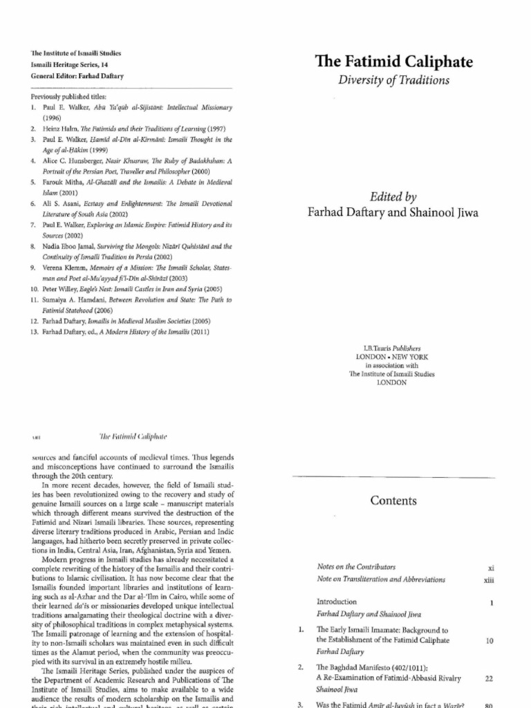 Fatimit Caliphate | Download Free PDF | Isma'ilism | Shia Islam