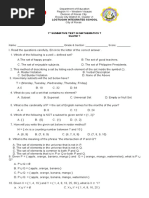 Q3 WS Mathematics-7 Lesson-1 Week-1 | PDF | Sampling (Statistics) | Survey Methodology
