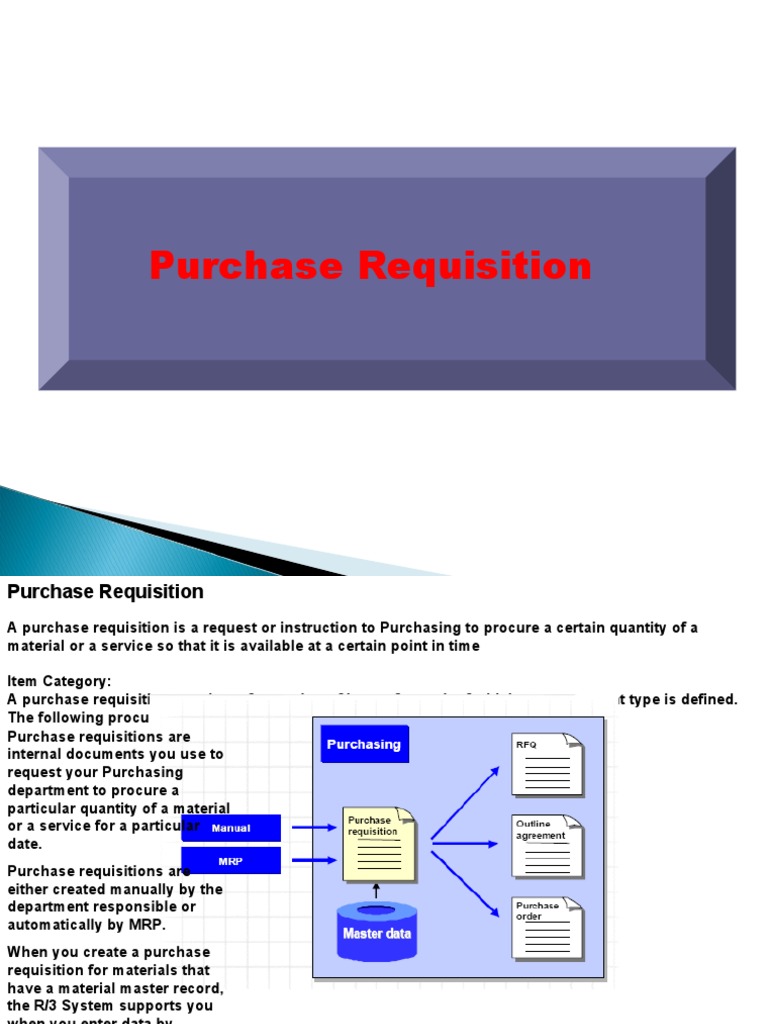 Purchase Requisition | PDF | Computing | Business