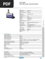 XCKJ167 Limit Switch Data Sheet | PDF | Technology & Engineering