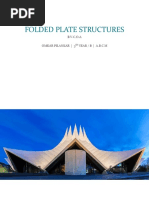 Folded Plate Structure | PDF | Framing (Construction) | Truss