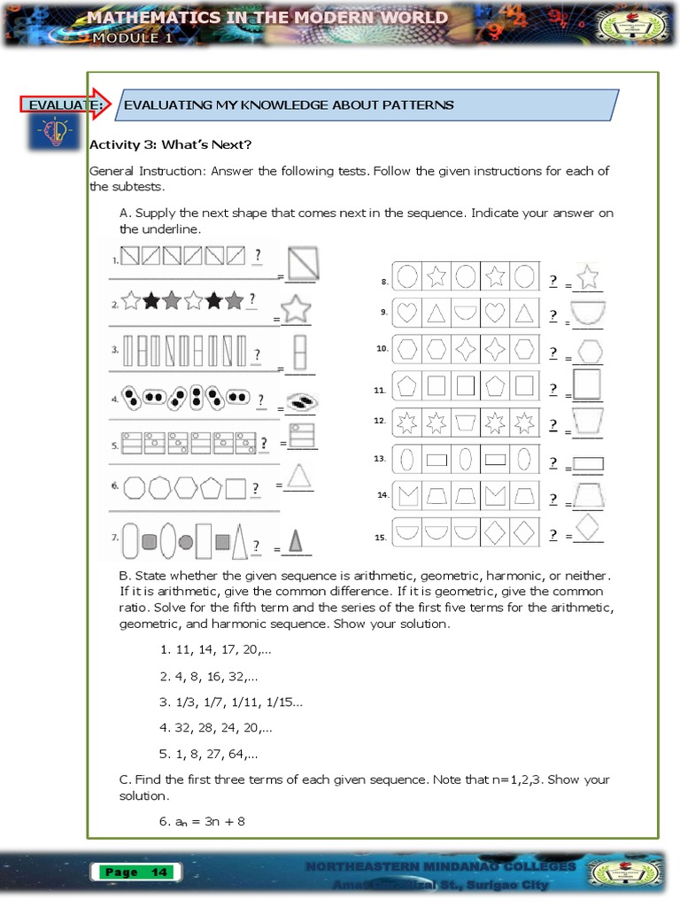 Patterns And Sequences In Mathematics | Pdf | Elementary Mathematics 