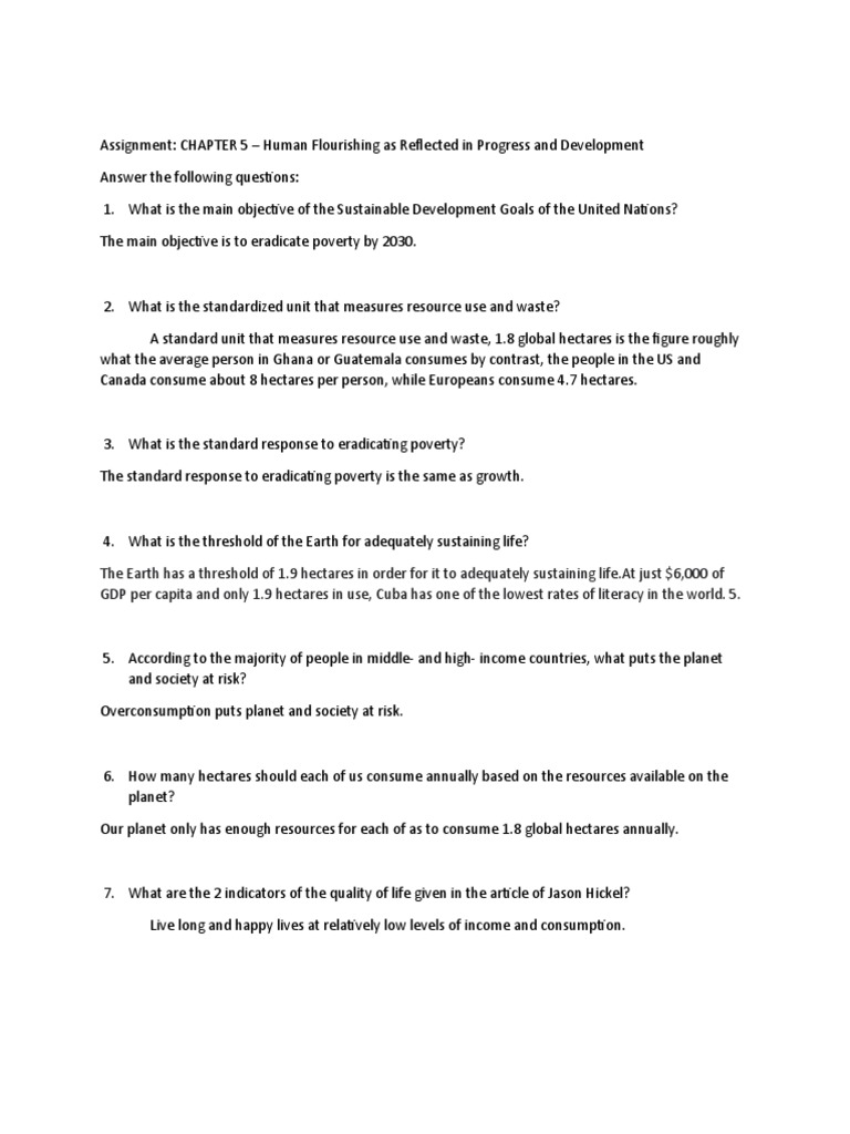 Assignment - Chapter 5 | PDF