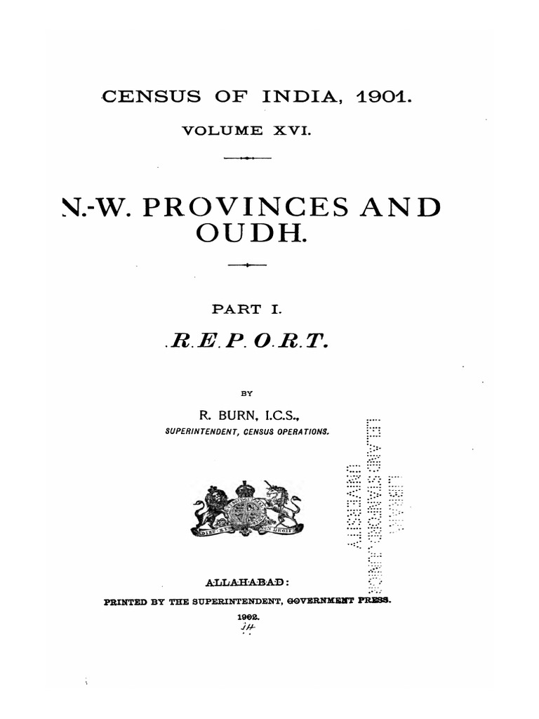 Census of India 1901 | PDF