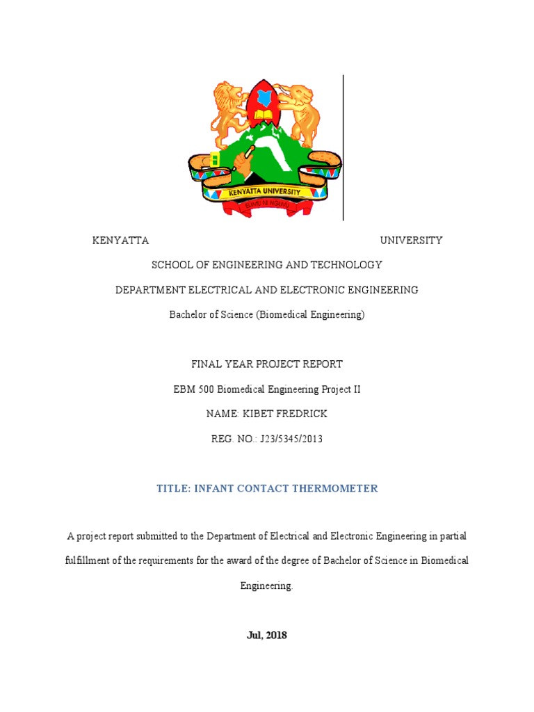 Final Year Project Report | PDF | Arduino | Electronic Circuits