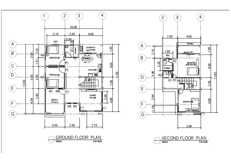 Revised Floor Plan | PDF | Residential Buildings | Houses