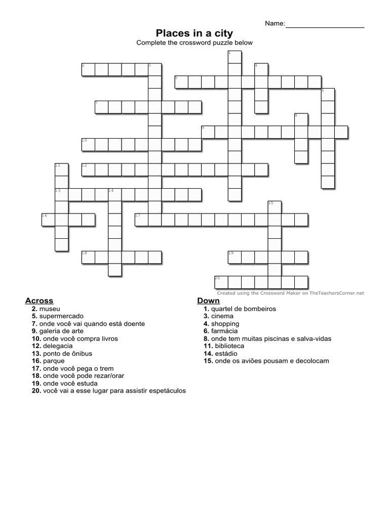 Places in City Cruzadas | PDF