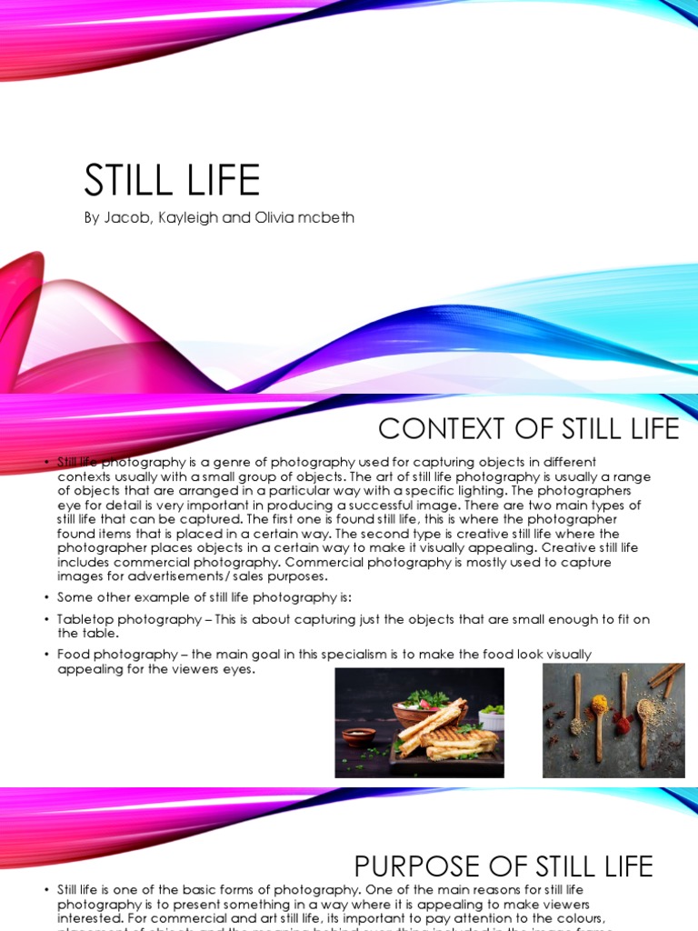 Still Life Powerpoint | Download Free PDF | Still Life | Visual Arts
