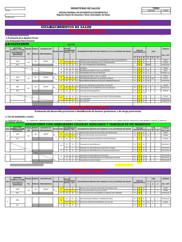 Hiss de Adolescente 2021 | PDF | Medicina | Psicología clínica