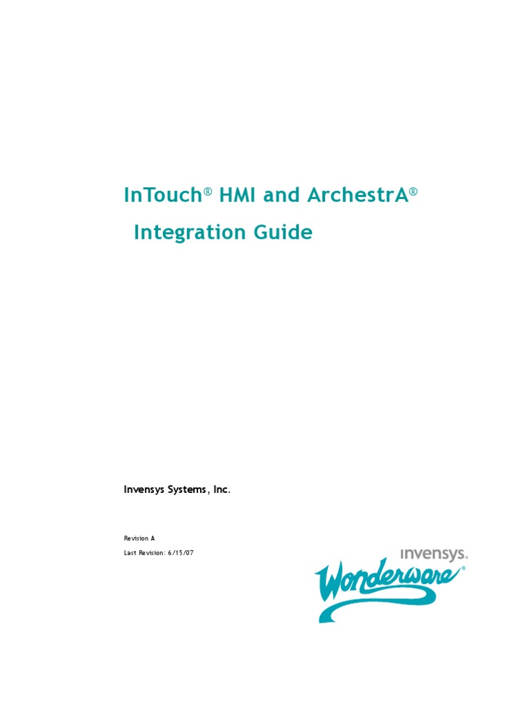 Wonderware Archestra | PDF | Technical Support | Integrated Development ...