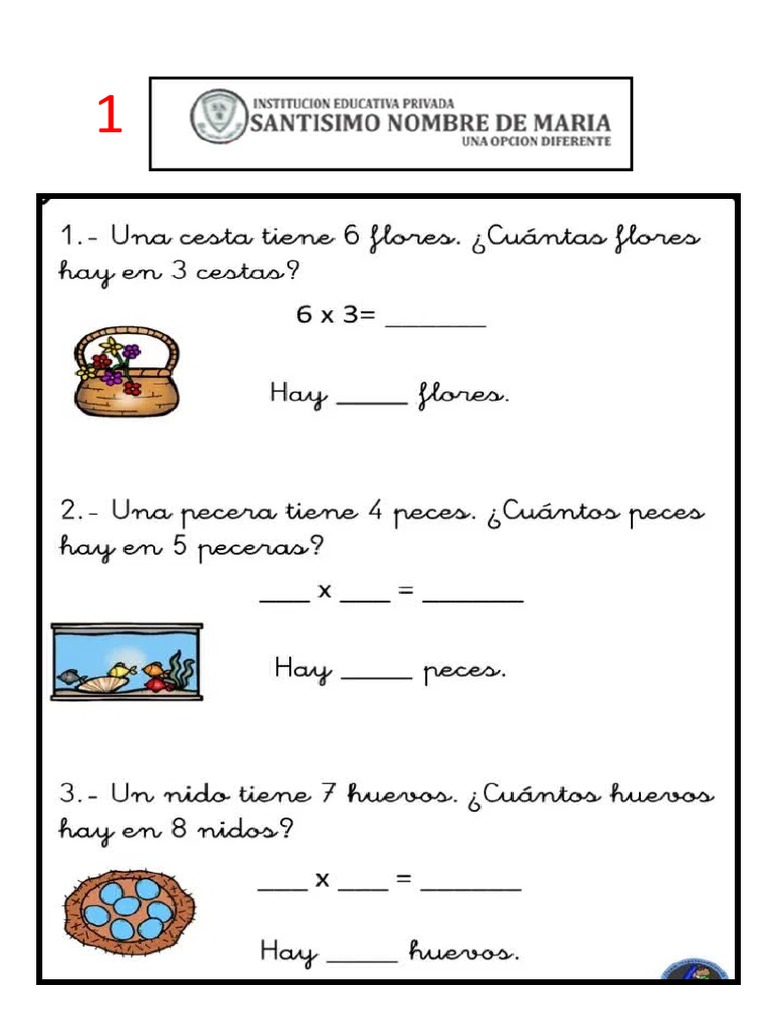 Fichas Segundo Primaria | PDF