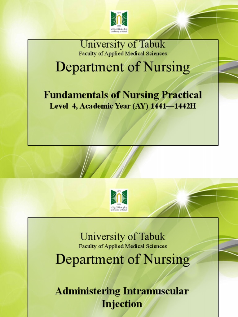 NUR 204.intramuscular Injection | PDF | Injection (Medicine) | Health Care