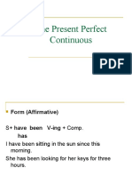 Present Perfect Continuous | PDF | Grammar | Onomastics
