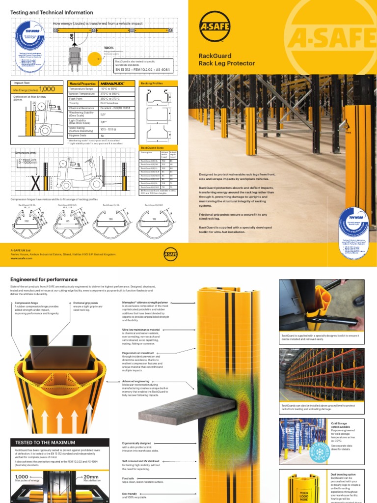 RackGuard - Rack - Leg - Protector Enero 2021 | PDF | Warehouse | Materials