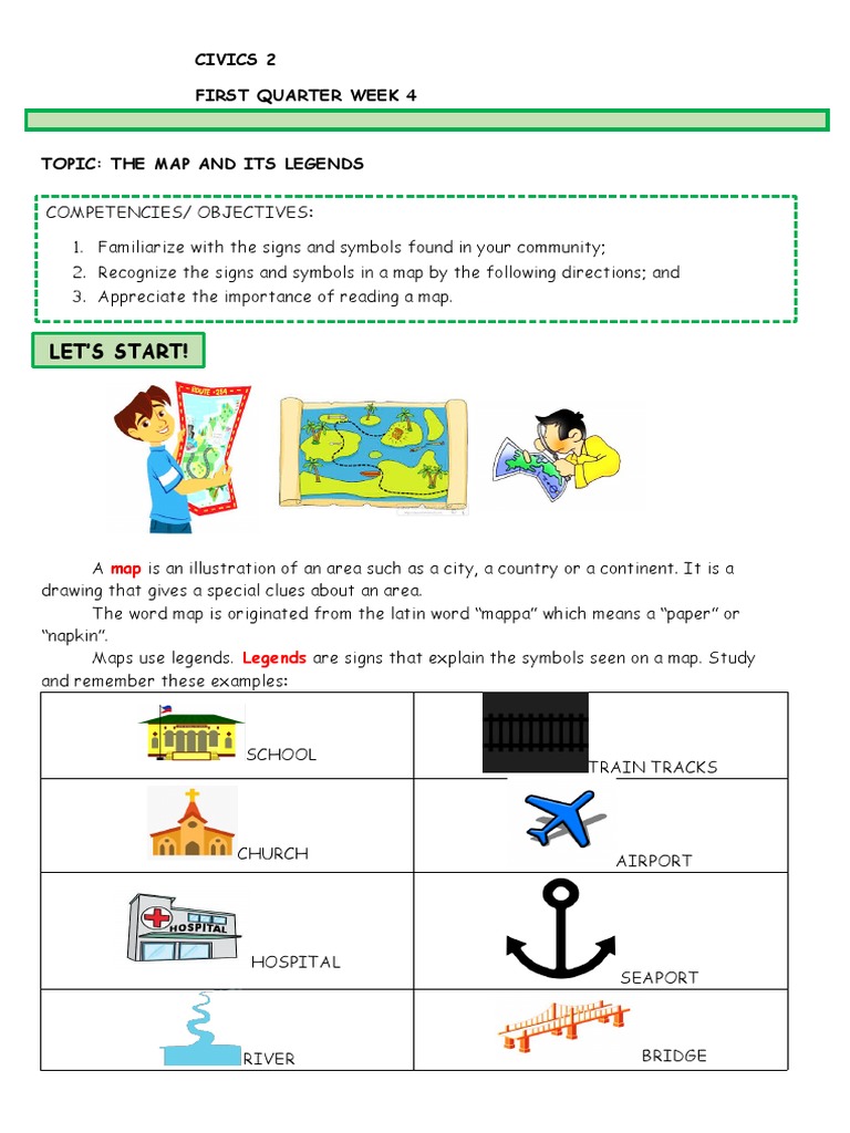 q1wk4 Civics 2-Modules | PDF | Map | Geography