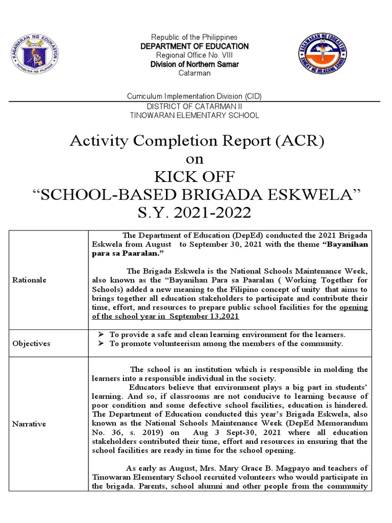Brigada Kick Off 2021 | PDF | Teachers | Cognition