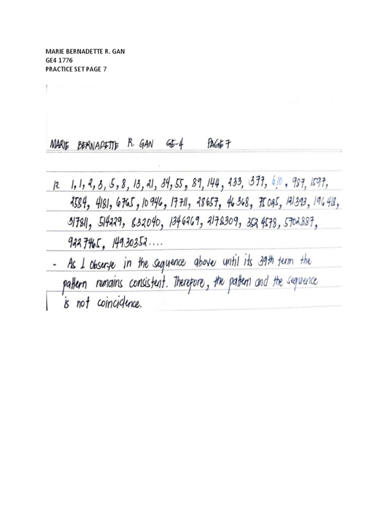 Gan Ge4 Practice Set Week1 Page 7 | PDF