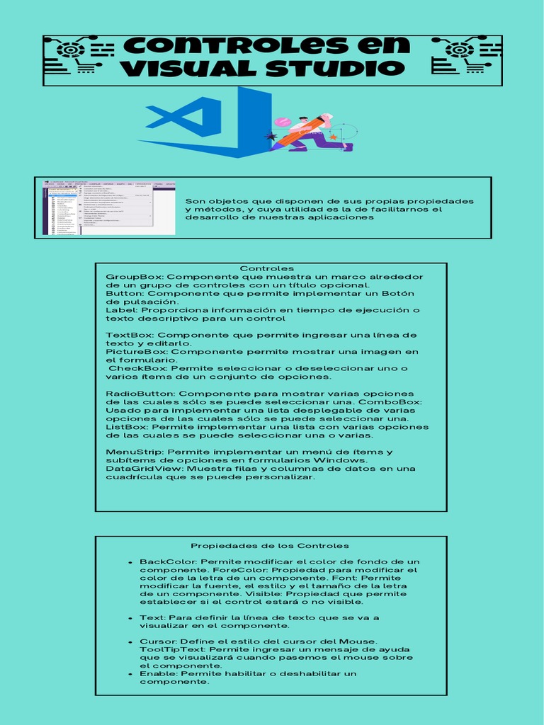 Controles en Visual Studio | PDF