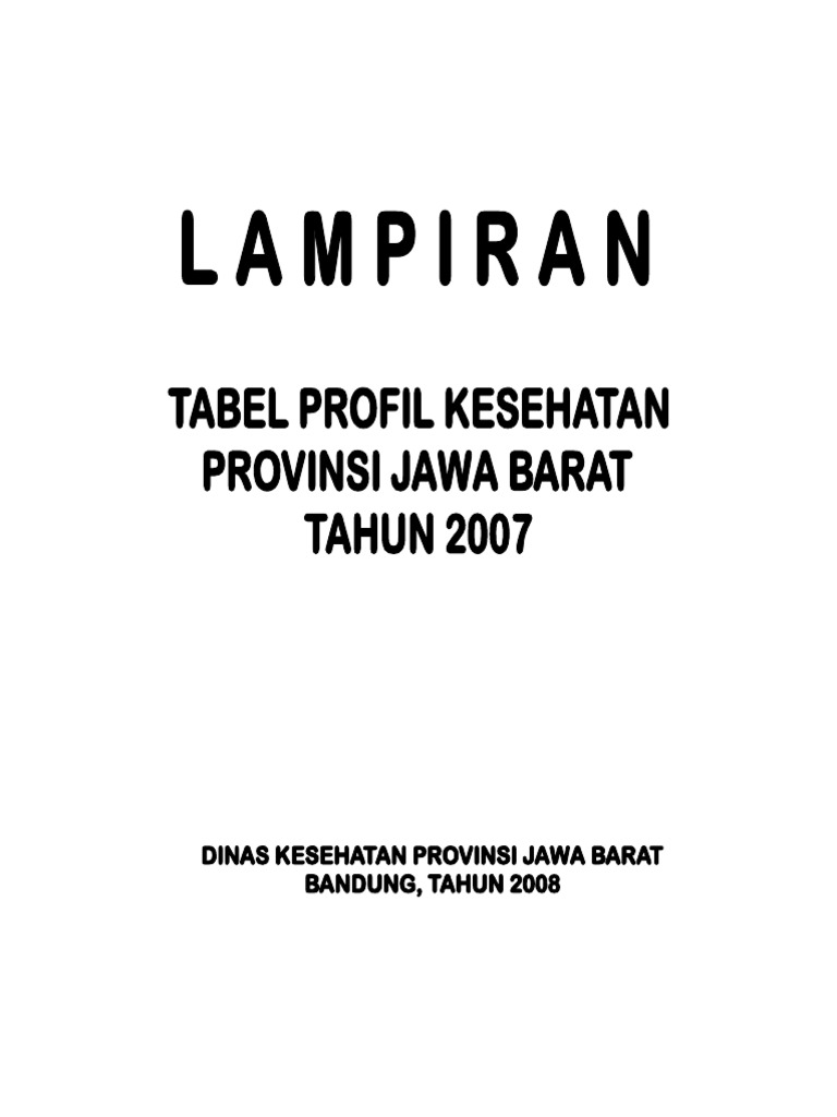 Prov Jabar 2007 | PDF