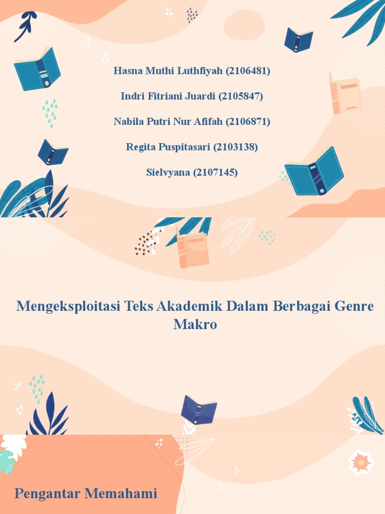 Teks Akademik Genre Makro | PDF