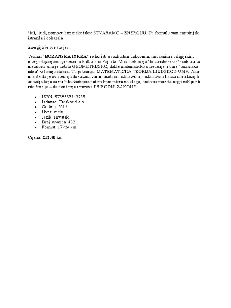 "Bozanska Iskra | PDF