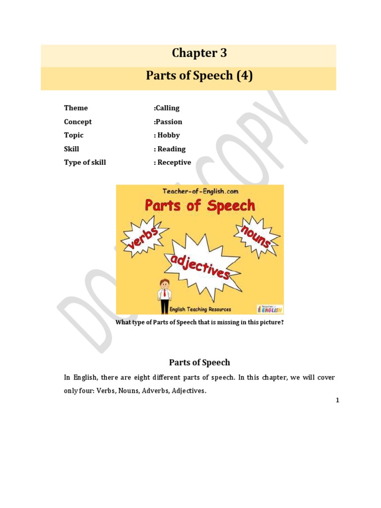 Understanding Parts of Speech | PDF | Adjective | Adverb