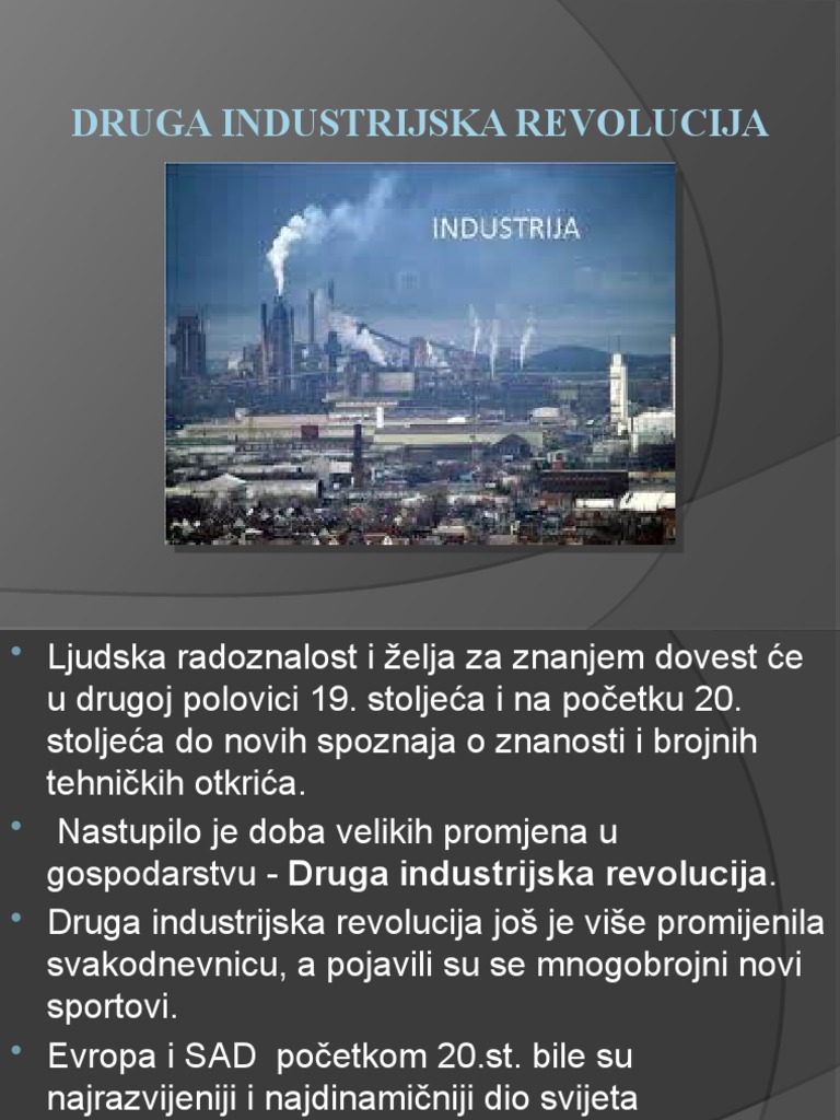 Druga Industrijska Revolucija | PDF