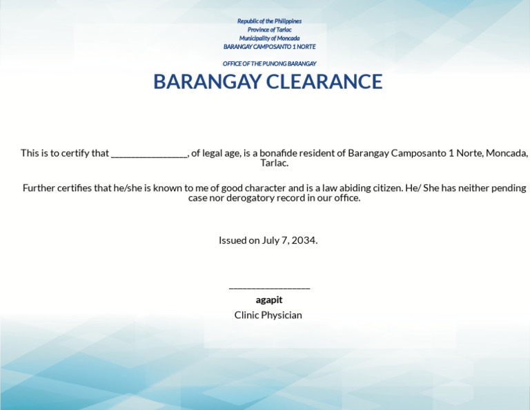 Free Health Certificate Template | PDF