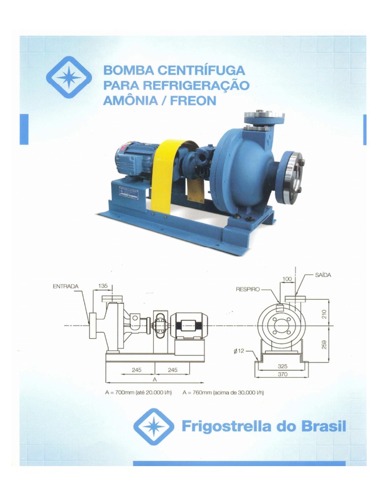 Manual Bomba Frigoestrela Atualizado | PDF | Bomba | Válvula