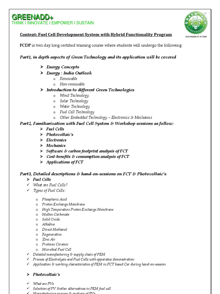 IITK | PDF | Fuel Cell | Photovoltaics
